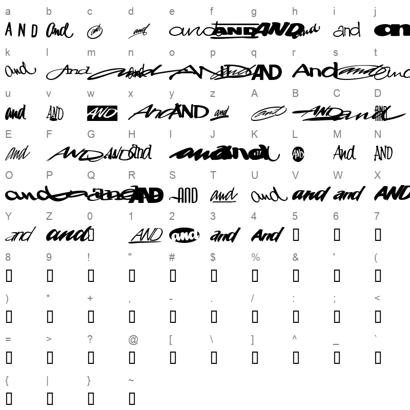 ands dna - Free download at True Fonts | True Fonts